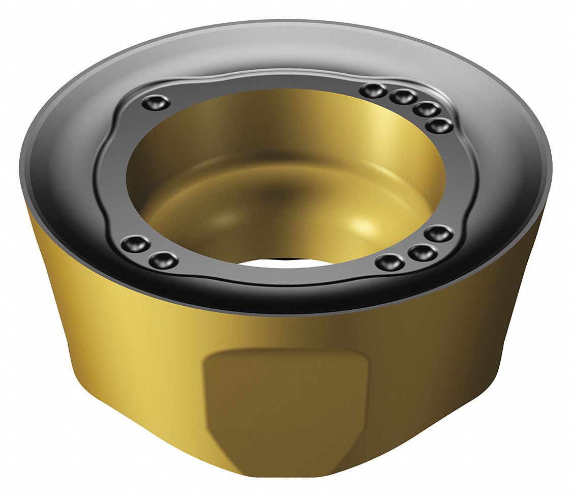 SANDVIK COROMANT, 0.472 in Inscribed Circle, ML, Milling Insert ...