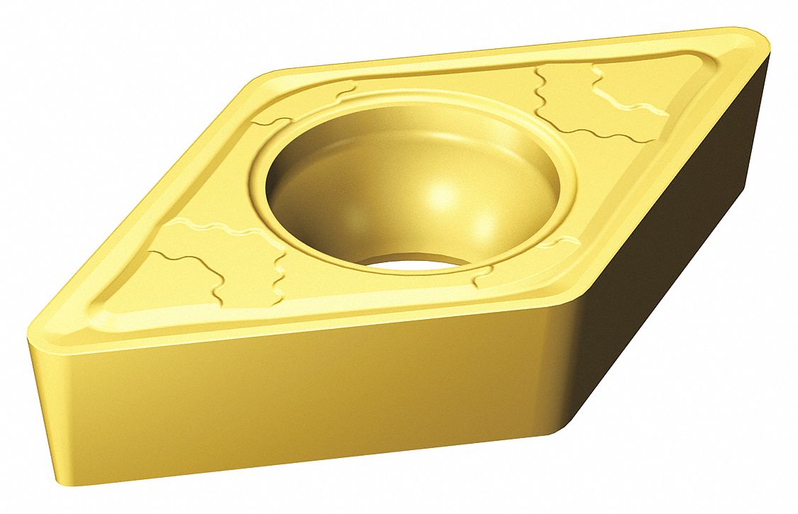 SANDVIK COROMANT, DCMT Insert, Neutral, Turning Insert, Medium, Diamond ...