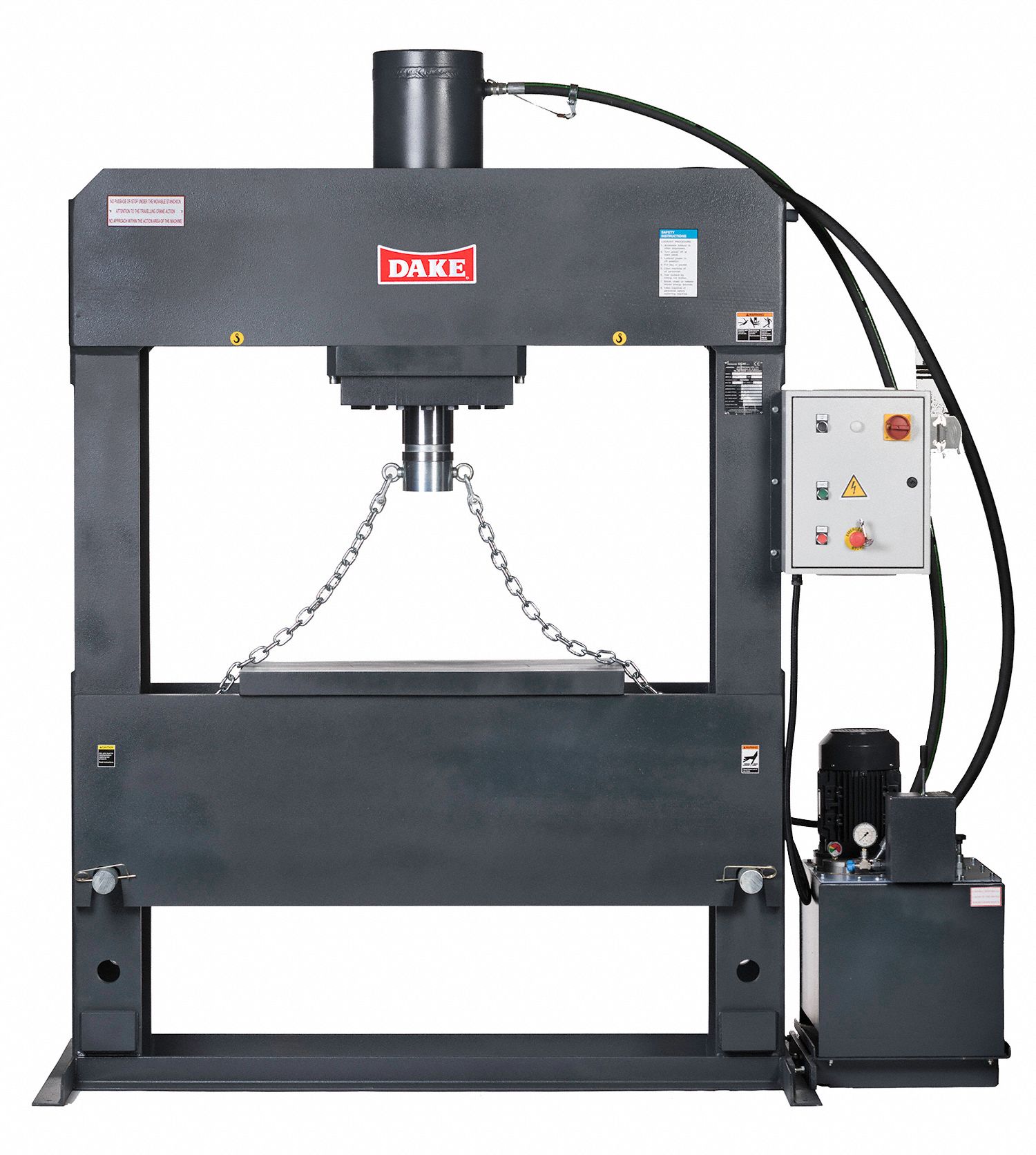DAKE CORPORATION Hydraulic Press, Pump Type Electric, Frame Type H ...