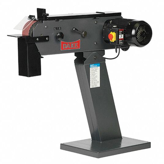 DAKE CORPORATION, 220/240 V, Three-Phase, Belt Grinder - 40F064|961003 ...