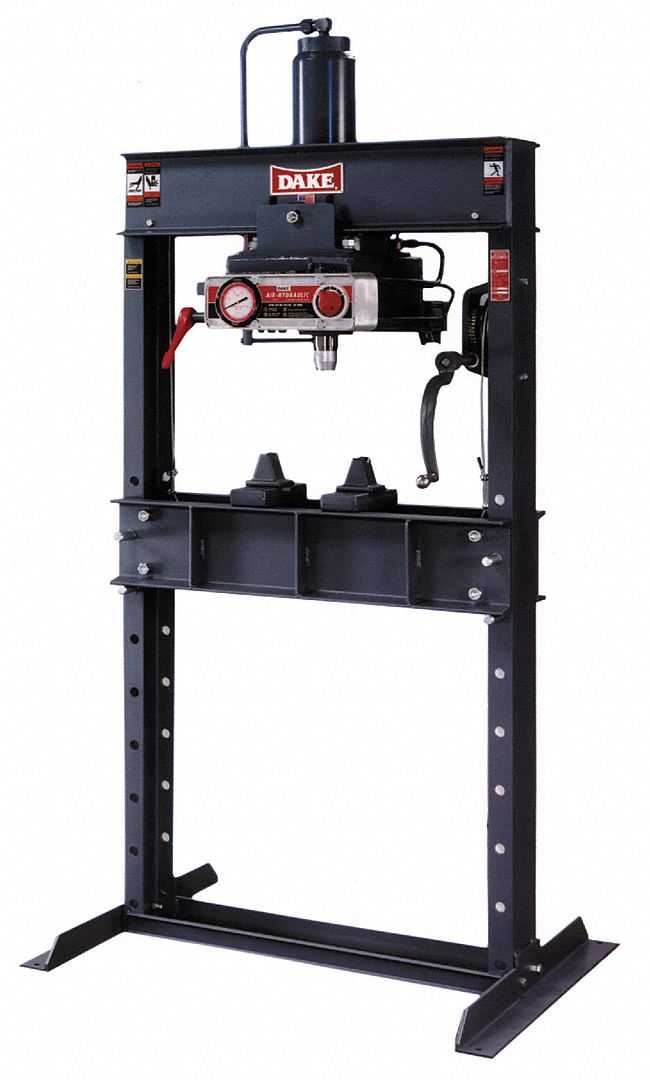 DAKE CORPORATION Hydraulic Press, Pump Type Air, Frame Type H-Frame ...