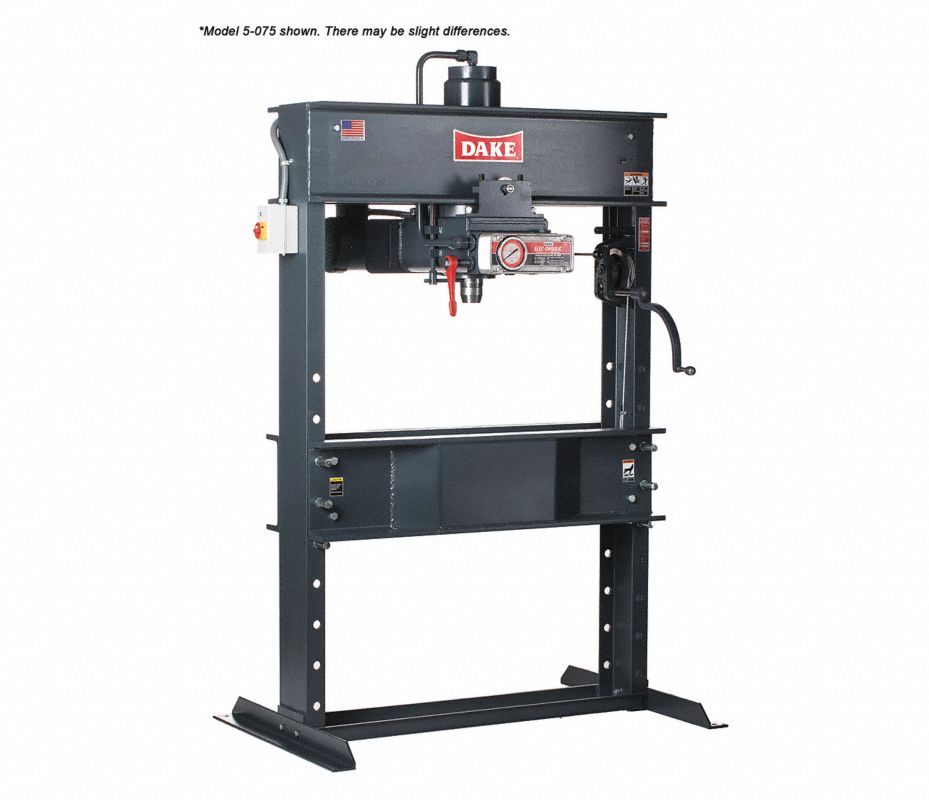 DAKE CORPORATION Prensa Hidráulica, Armazón H, 50 tons - Prensas ...