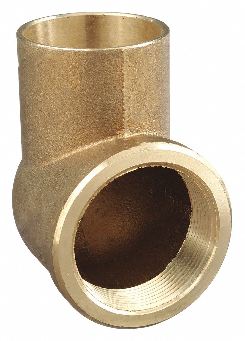 NIBCO, 1 1/2 in CTS x 1 1/2 in Pipe, Cup x FNPT, Sweat Fitting Elbow ...