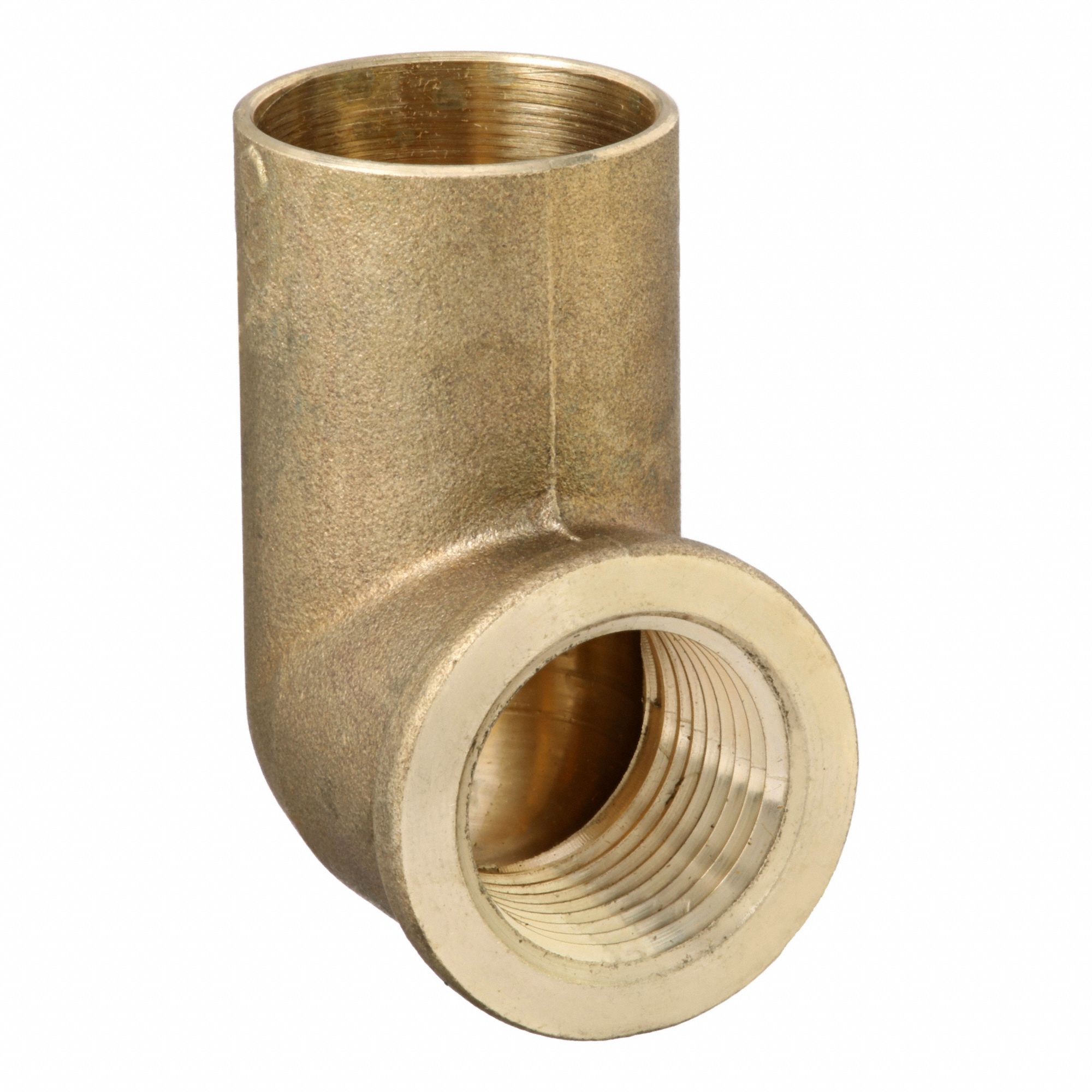 Bronze, Cup x FNPT, Reducing Elbow - 40F209|707-3R-LF 1/2X3/4 - Grainger