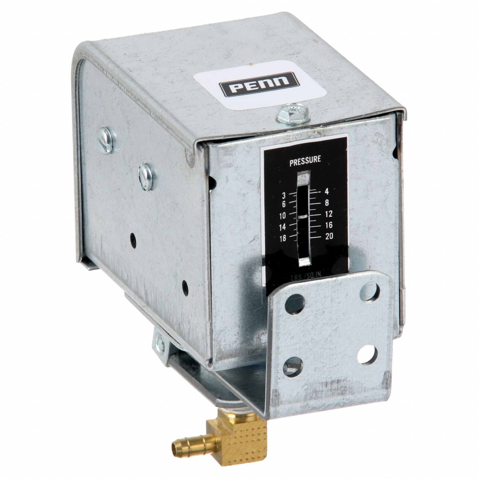 Single Function, 3 psi to 20 psi, Pneumatic-Electric Switch - 40G329 ...