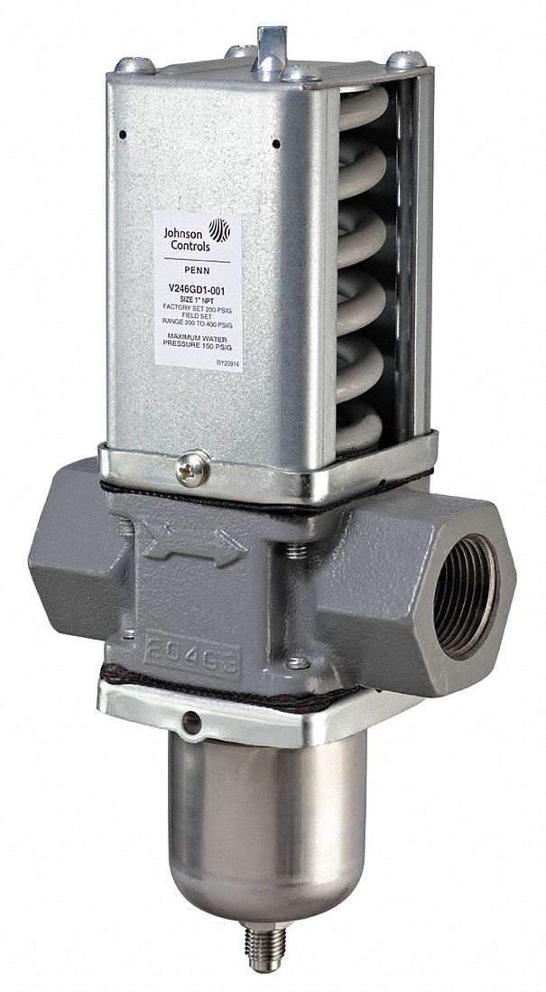 JOHNSON CONTROLS, NPT, 1-1/4 Connection Size (In.), Water Regulating ... JOHNSON CONTROLS, NPT, 1-1/4 Connection Size (In.), Water Regulating ...
