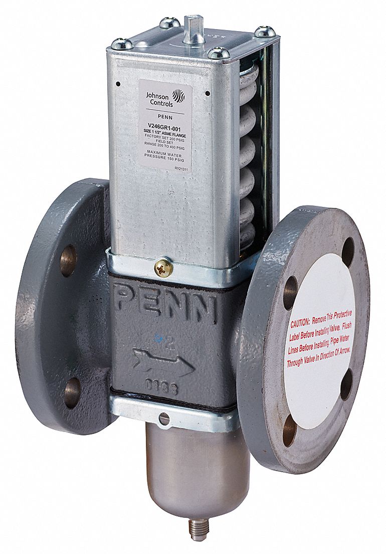JOHNSON CONTROLS Water Regulating Valve, 2 Way, Flange Connection ... JOHNSON CONTROLS Water Regulating Valve, 2 Way, Flange Connection ...