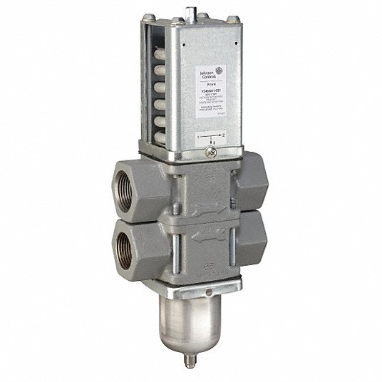 JOHNSON CONTROLS, Pressure, Three-Way, Water Regulating Valve - 40G445 ... JOHNSON CONTROLS, Pressure, Three-Way, Water Regulating Valve - 40G445 ...
