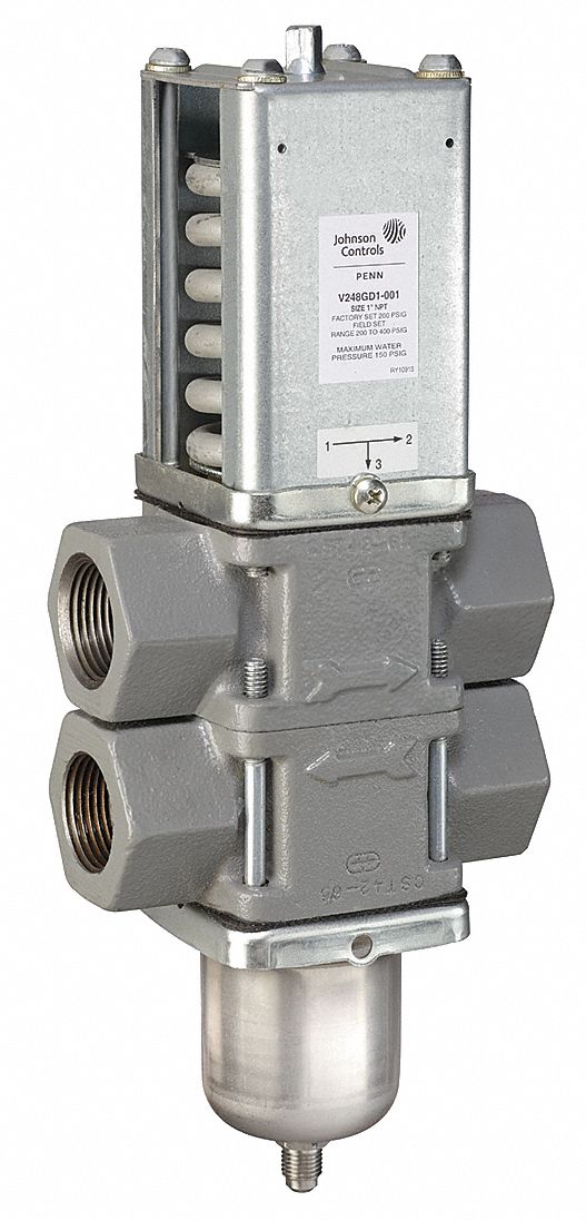 JOHNSON CONTROLS, NPT, 1-1/4 Connection Size (In.), Water Regulating ... JOHNSON CONTROLS, NPT, 1-1/4 Connection Size (In.), Water Regulating ...
