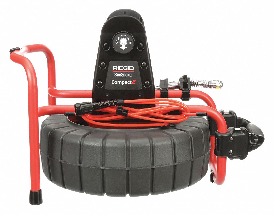 RIDGID, SeeSnake®, 100 ft Lg., Pipe Inspection Camera Reel - 40GL49 ...