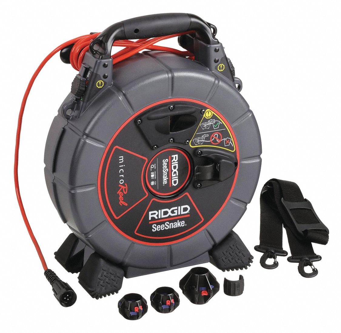 RIDGID, SeeSnake® microREEL, 100 ft Lg., Pipe Inspection Monitor ...