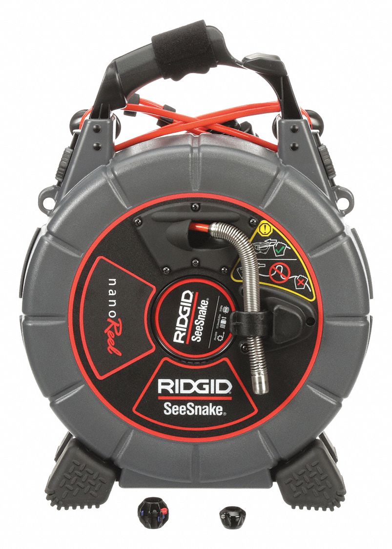 RIDGID, SeeSnake nanoReel, 85 ft Lg., Pipe Inspection Camera Reel ...