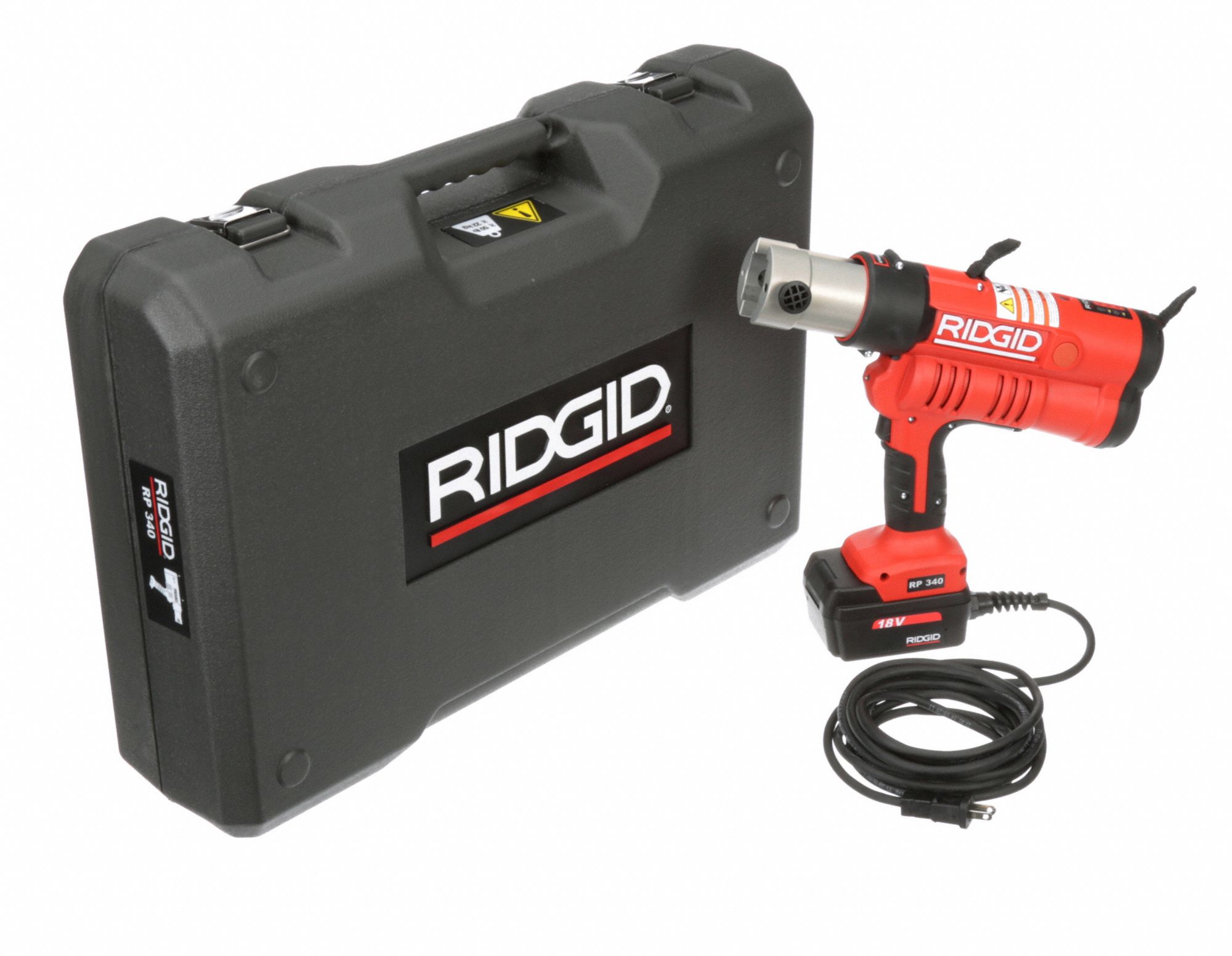 RIDGID Pressing Tool Kit, 1/2 to 2, 120 V - 40GL64|43363 - Grainger