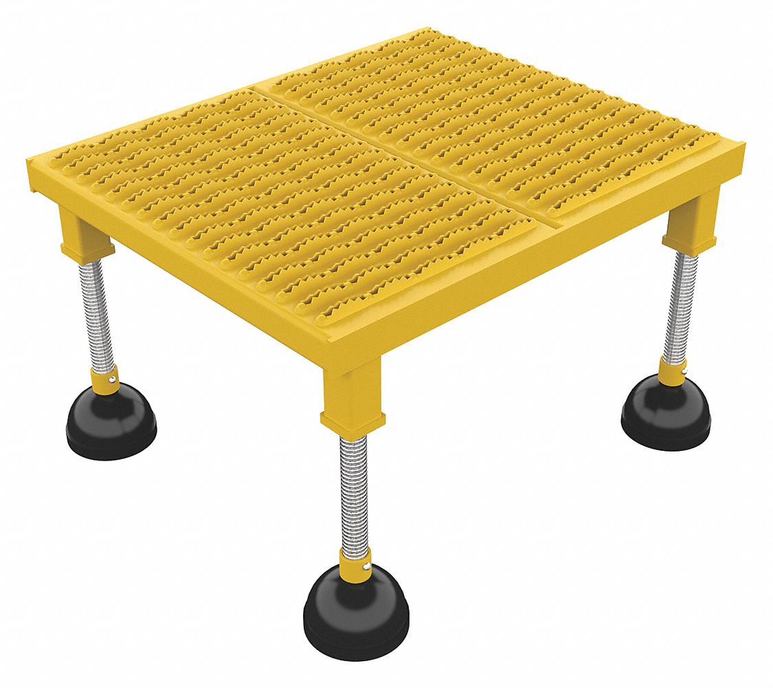 VESTIL PORT ADJ STAND 19X24 HIGH SERRATED - Step Stools - VESPAHW-H1924 ...