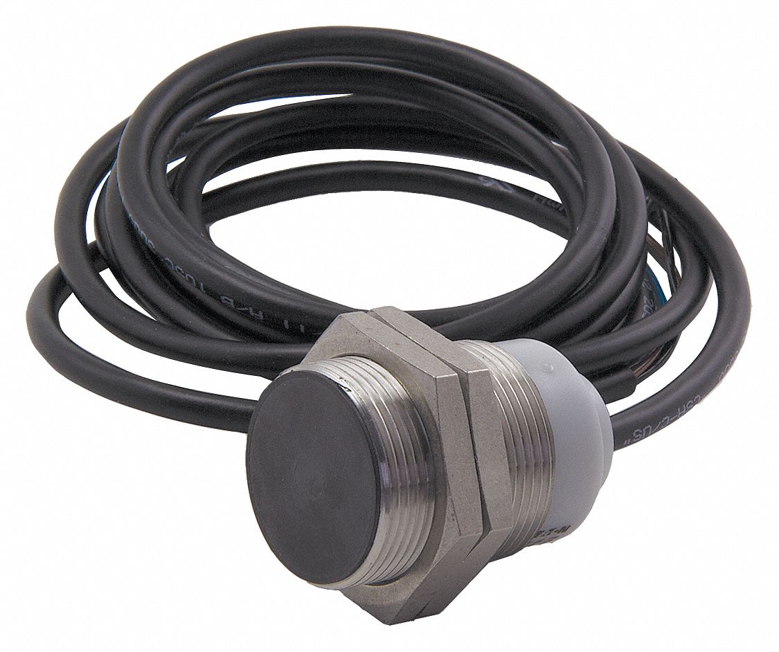 EATON, Non-Terminated Cable, Shielded, Inductive Cylindrical Proximity Sensor - 40HY14|E57PS ...