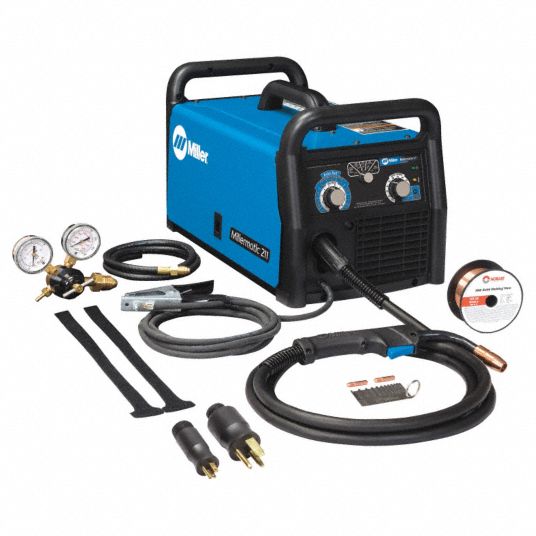 MILLER ELECTRIC MIG Welder: Millermatic 211, MIG Pack - 40JC24|907614 ...