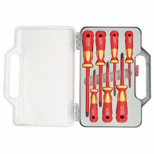 ECLIPSE, 7 Pieces, Phillips/Slotted Tip, General Hand Tool Kit - 40JC75 ...