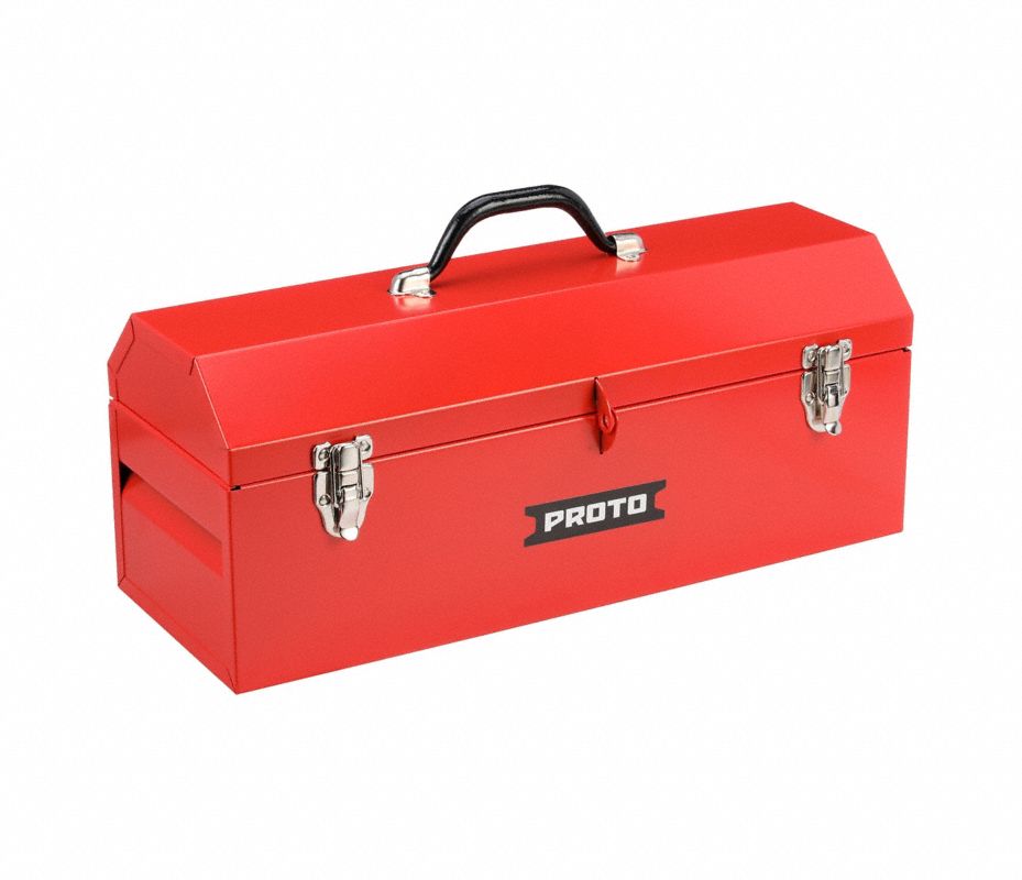 PROTO Caja de Herramientas Acero Rojo 7" x 19" x 7" - 40JD17 | J9971R ...