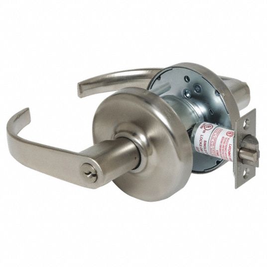 CORBIN, Classroom Security Lever Locksets, Chrome, Door Lockset ...