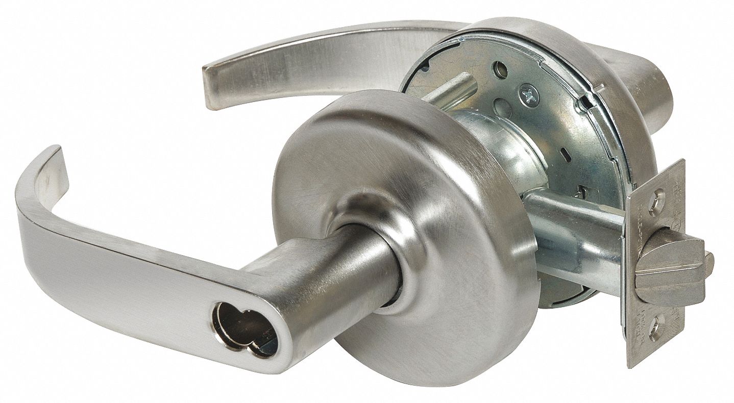 CORBIN, Classroom Security Lever Locksets, Chrome, Door Lockset ...