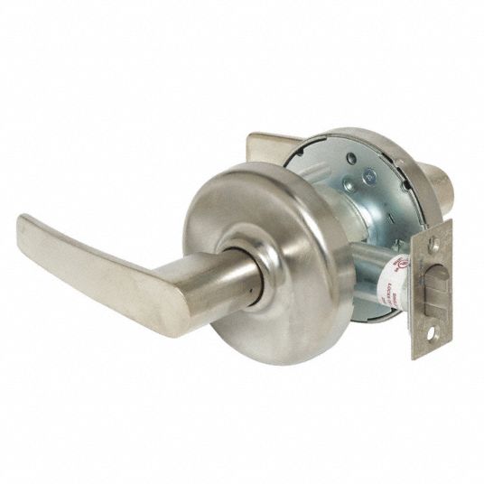 CORBIN, Passage Lever Locksets/Storeroom Lever Locksets, Chrome, Door ...