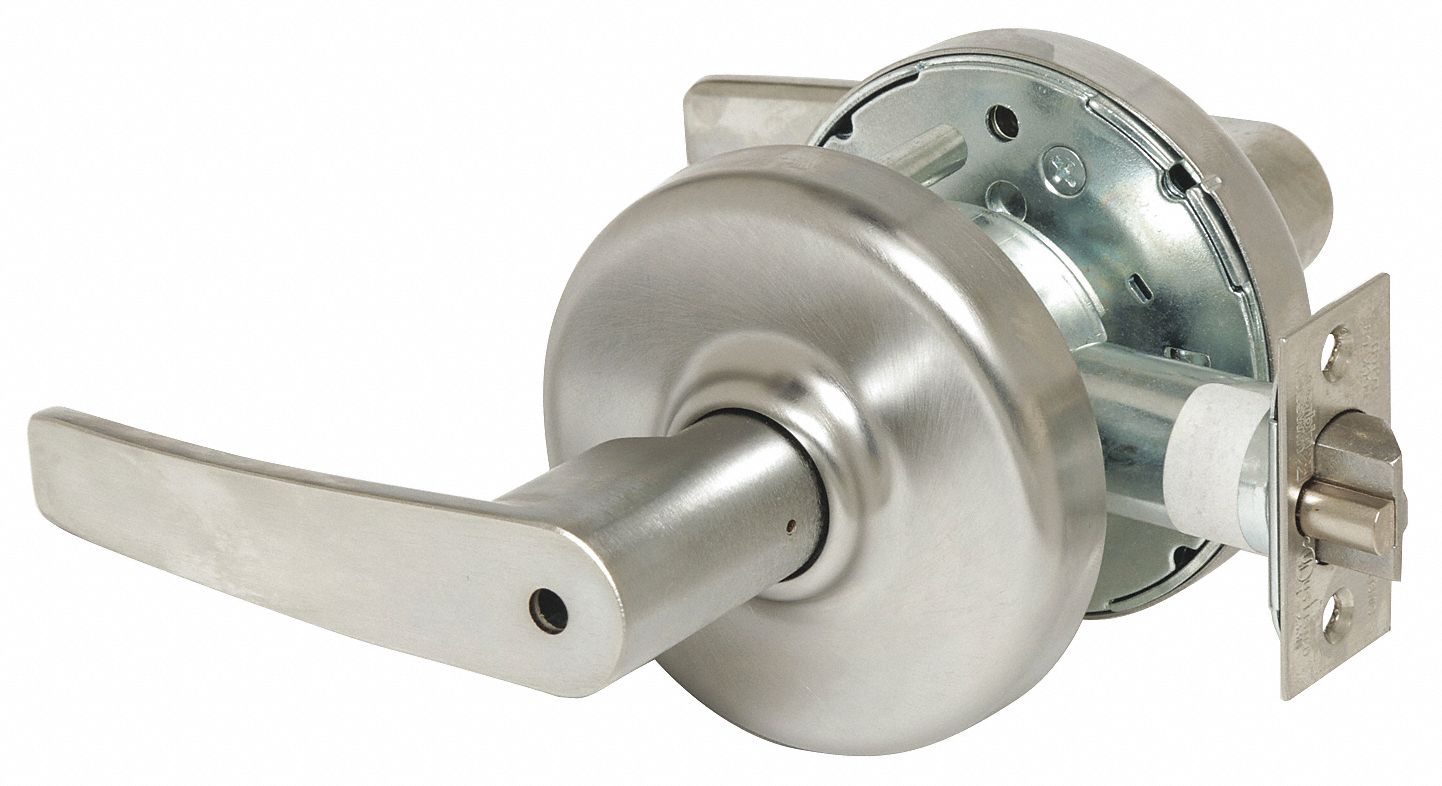 CORBIN, Privacy Lever Locksets, Chrome, Door Lockset - 40JG45|CL3320 ...