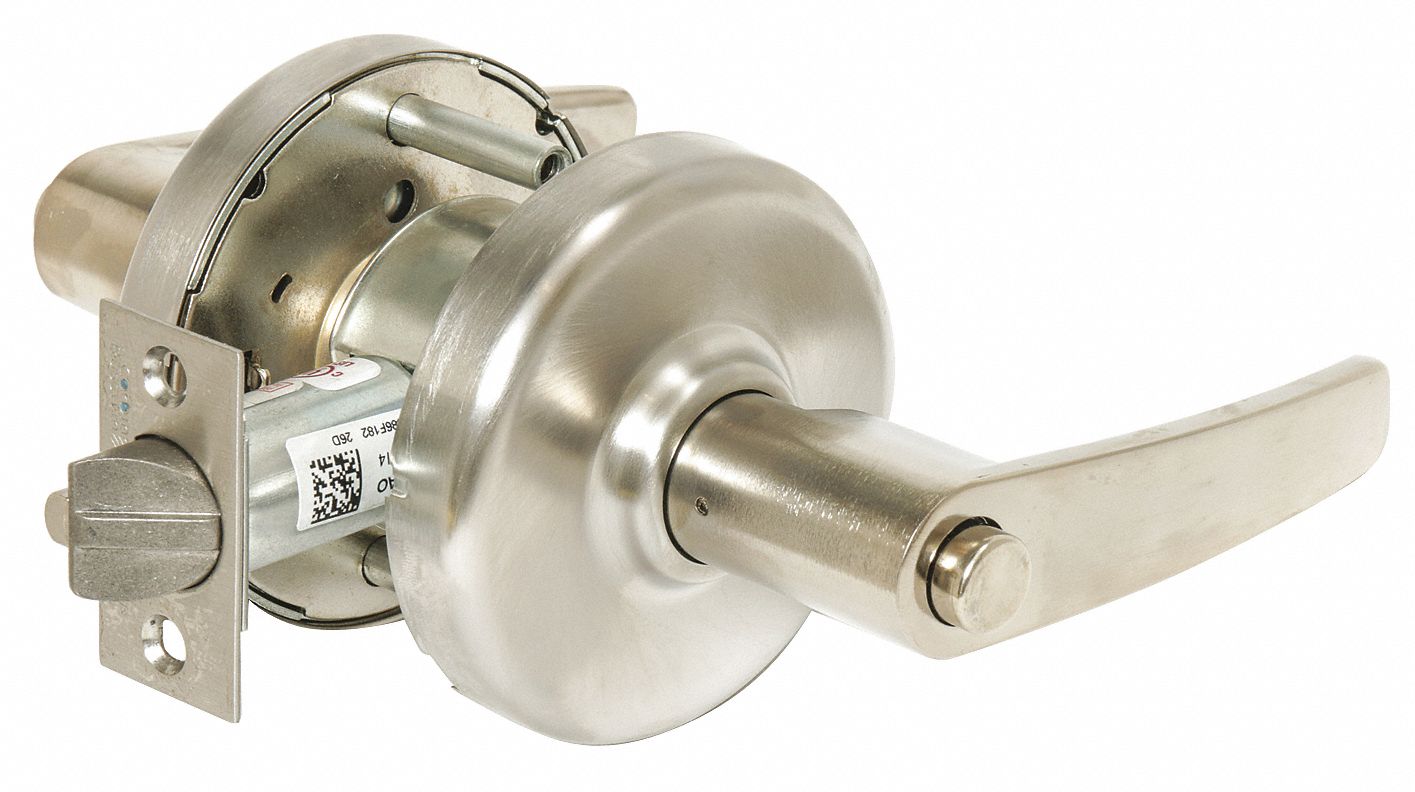 CORBIN, Privacy Lever Locksets, Chrome, Door Lockset - 40JG49|CL3320H ...