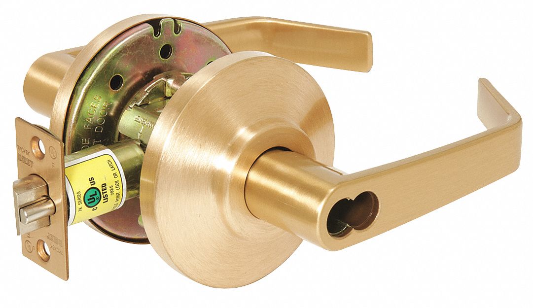 BEST, Office Lever Locksets, Bronze, Door Lockset - 40JG92 ...