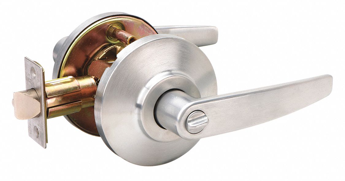 BEST, Office Lever Locksets, Chrome, Door Lockset - 40JG95 ...