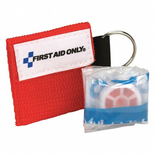 FIRST AID ONLY, 1 People Served, Adult, CPR Faceshield - 40JJ29|M5092 ...