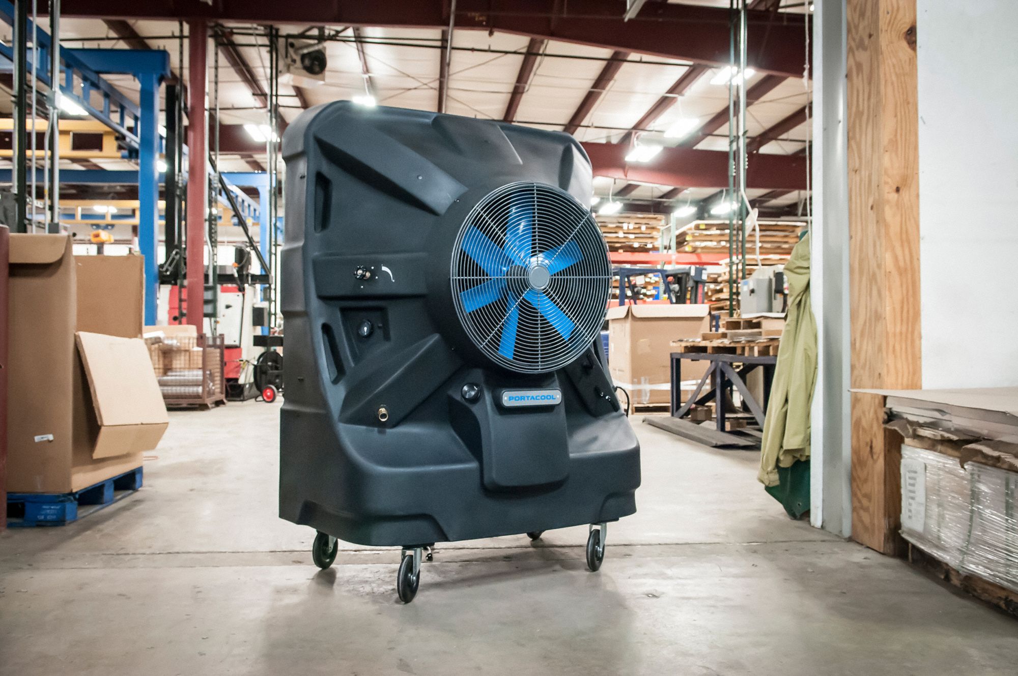 PORTACOOL Portable Evaporative Cooler: 24 in Blade Dia, 2125 sq ft ...