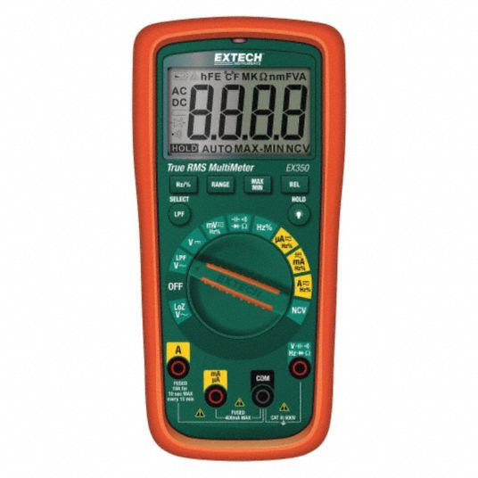 EXTECH, CAT III 600V, TRMS, Digital Multimeter - 40JK32|EX350 - Grainger