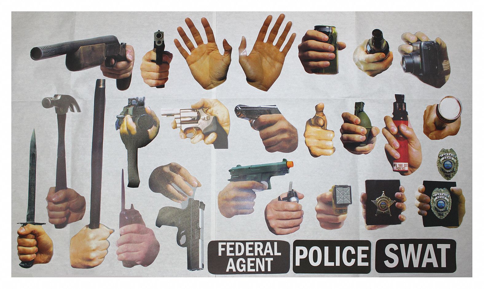 ACTION TARGET, 56, PK, Target Overlay Kit - 40JL41|OLT KIT - Grainger