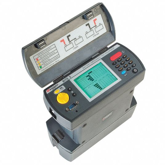 MEGGER, Cell Volt, Lead Acid, Battery Capacity Analyzer - 40JZ48|BITE3 ...