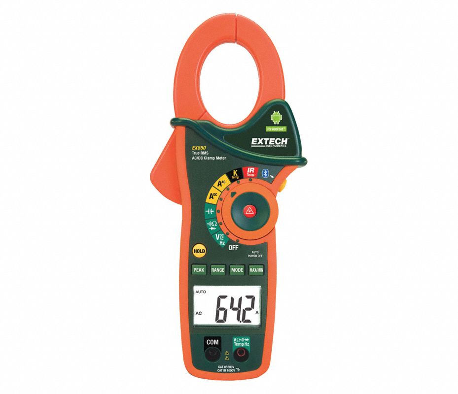 EXTECH Multímetro de Gancho 1000A 1000V Tenaza 1.7" (43mm ...