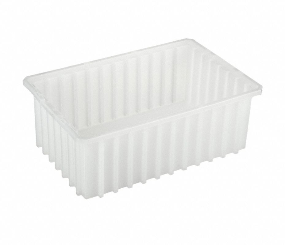 AKRO-MILS Caja de Divisor, Claro, Altura Exterior 6", Longitud Exterior ...