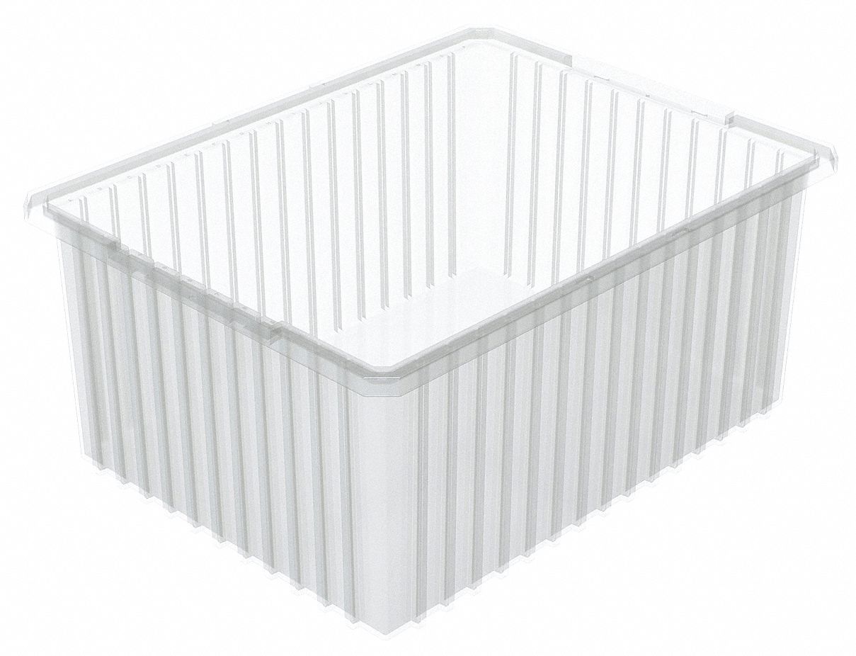 AKRO-MILS, 1.66 cu ft, 22 3/8 in x 17 3/8 in x 10 in, Divider Box ...