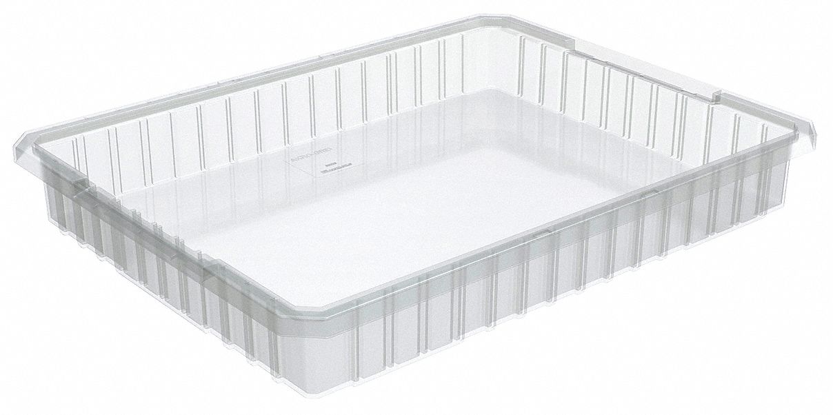 AKRO-MILS Caja de Divisor, Claro, Altura Exterior 3", Longitud Exterior ...