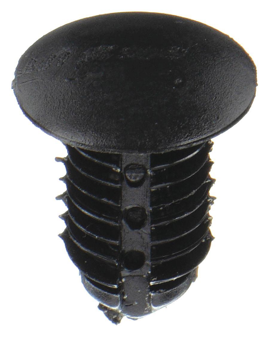 Inch, Ribbed, Nylon Retainers,Black,Dome,31/32" L,PK25 - 40K574|JL-33PK ...