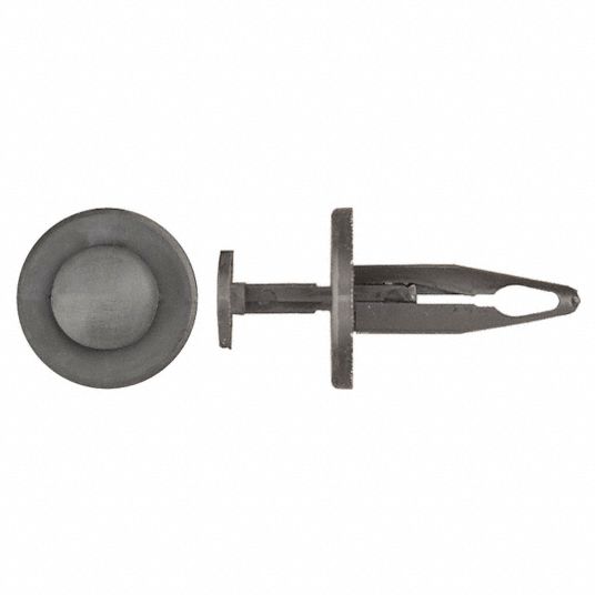 Inch, Keyhole, Nylon Retainers,Black,Dome,29/32" L,PK25 - 40K608|9369PK ...