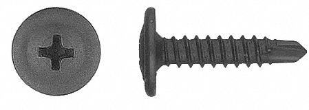 GRAINGER APPROVED 6265PK Drill Screw,K-Lath,#8,Steel,3/4"L,PK50 ...