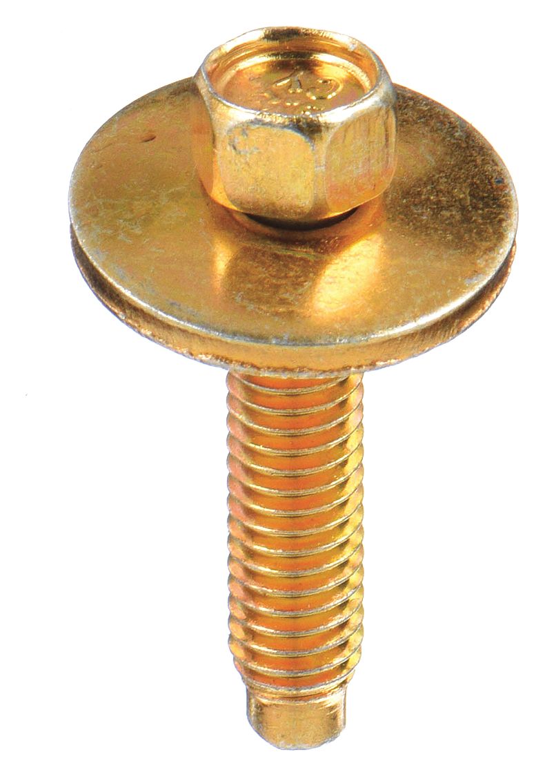 M6x1.00 Thread Size, 28 mm Lg, Bolt - 40K787|5699PK - Grainger