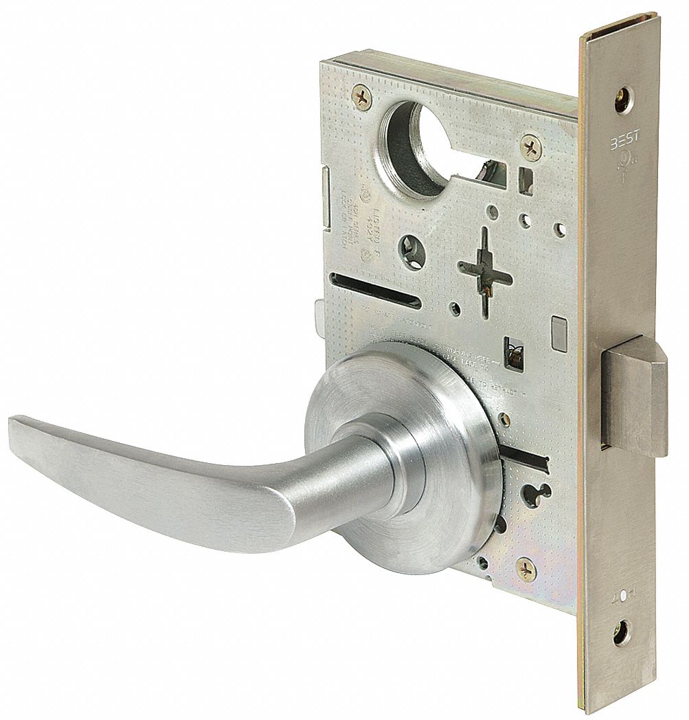 BEST, Passage Lever Locksets, Chrome, Door Lockset - 40KA29|45H0N16H626 ...
