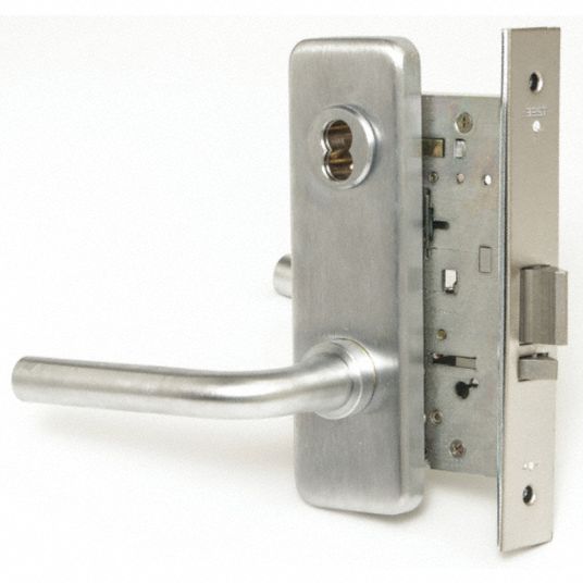 BEST, Classroom Lever Locksets, Chrome, Door Lockset - 40KA79 ...