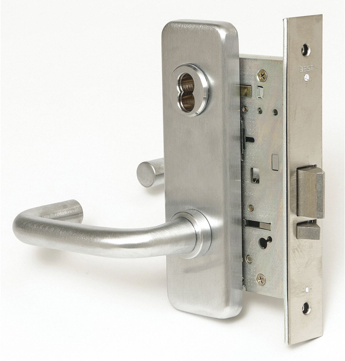 BEST, Storeroom Lever Locksets, Chrome, Door Lockset - 40KA72 ...