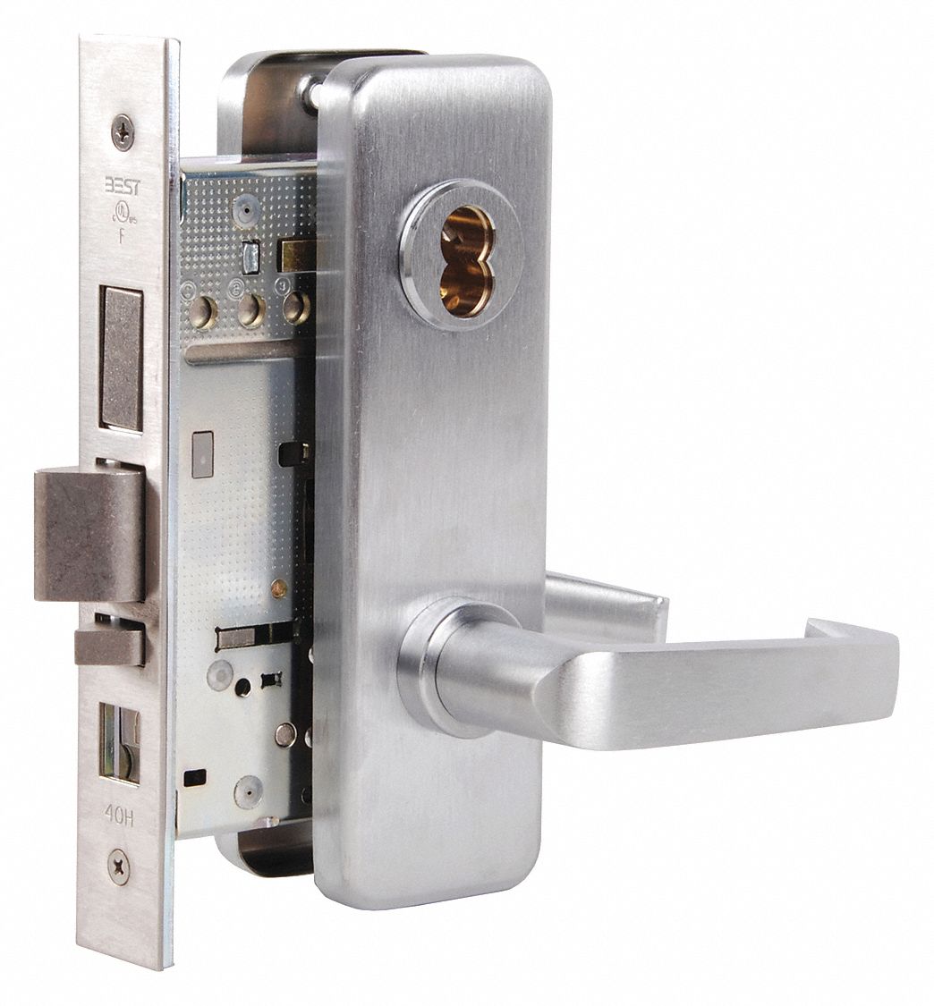 BEST, Office Lever Locksets, Chrome, Door Lockset - 40KA95|45H7TA15J626 ...