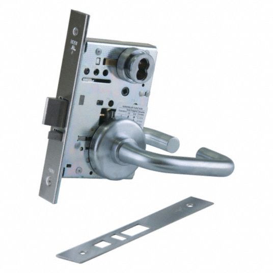 BEST, Classroom Lever Locksets, Chrome, Door Lockset - 40KC02 ...