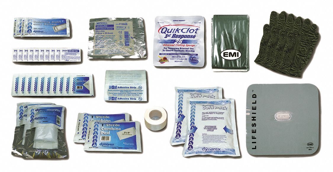 75 Components, Plastic, Rapid Response Refill Kit - 40KC80|874 - Grainger