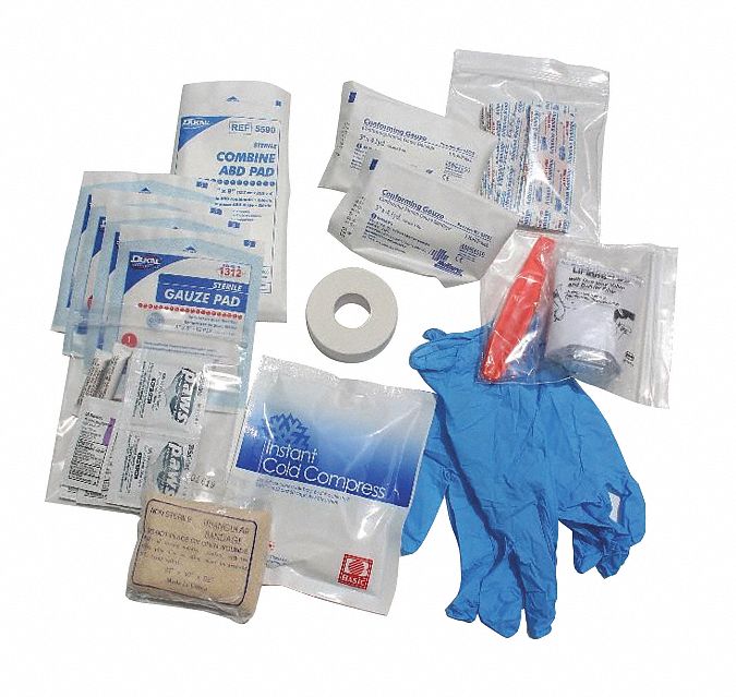 51 Components, Plastic, Flat Pac Mini Refill Kit - 40KC85|895 - Grainger