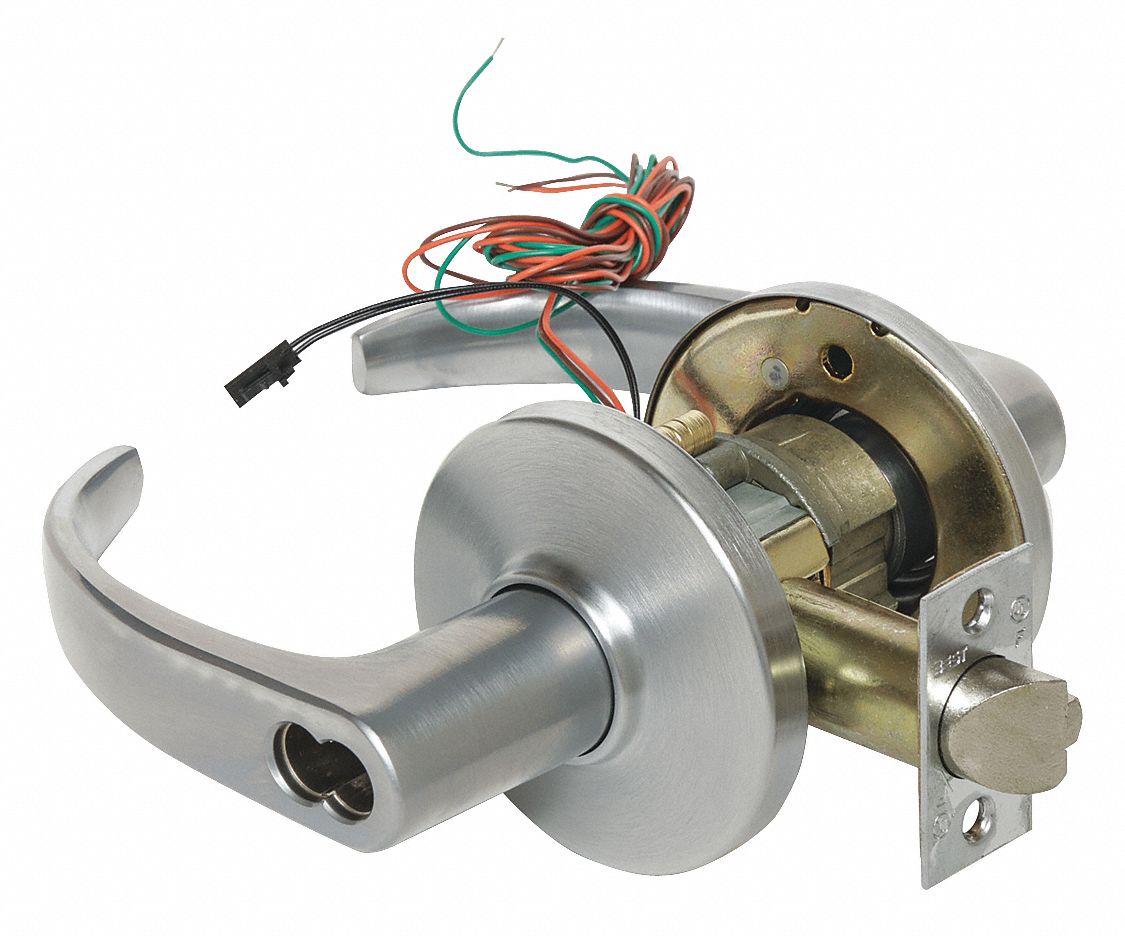 STANLEY SECURITY SOLUTIONS, Storeroom Lever Locksets, Chrome, Door ...